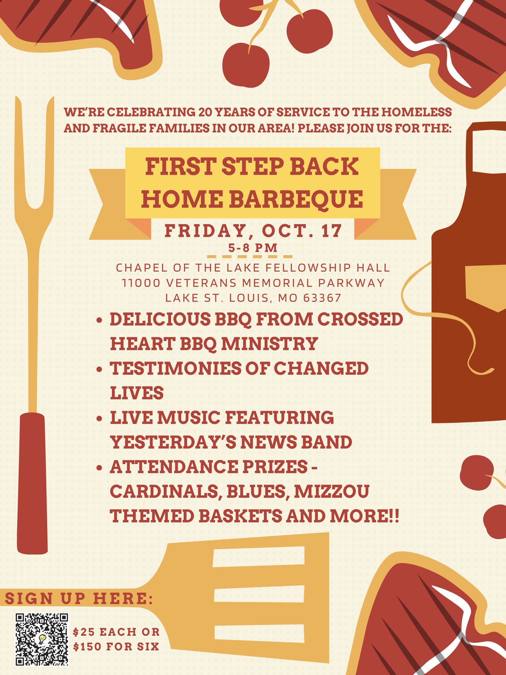 First Step Back Home BBQ - Community Council of St. Charles County
